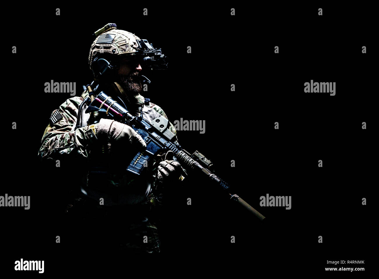 Army Ranger in field Uniforms Stock Photo - Alamy