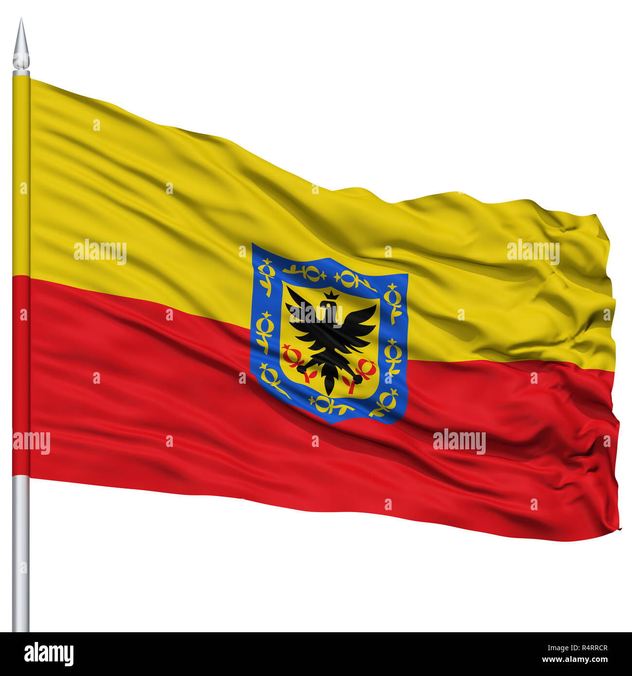 3d flag of the bogota hi-res stock photography and images - Alamy