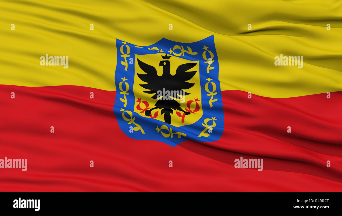 3d flag of the bogota hi-res stock photography and images - Alamy