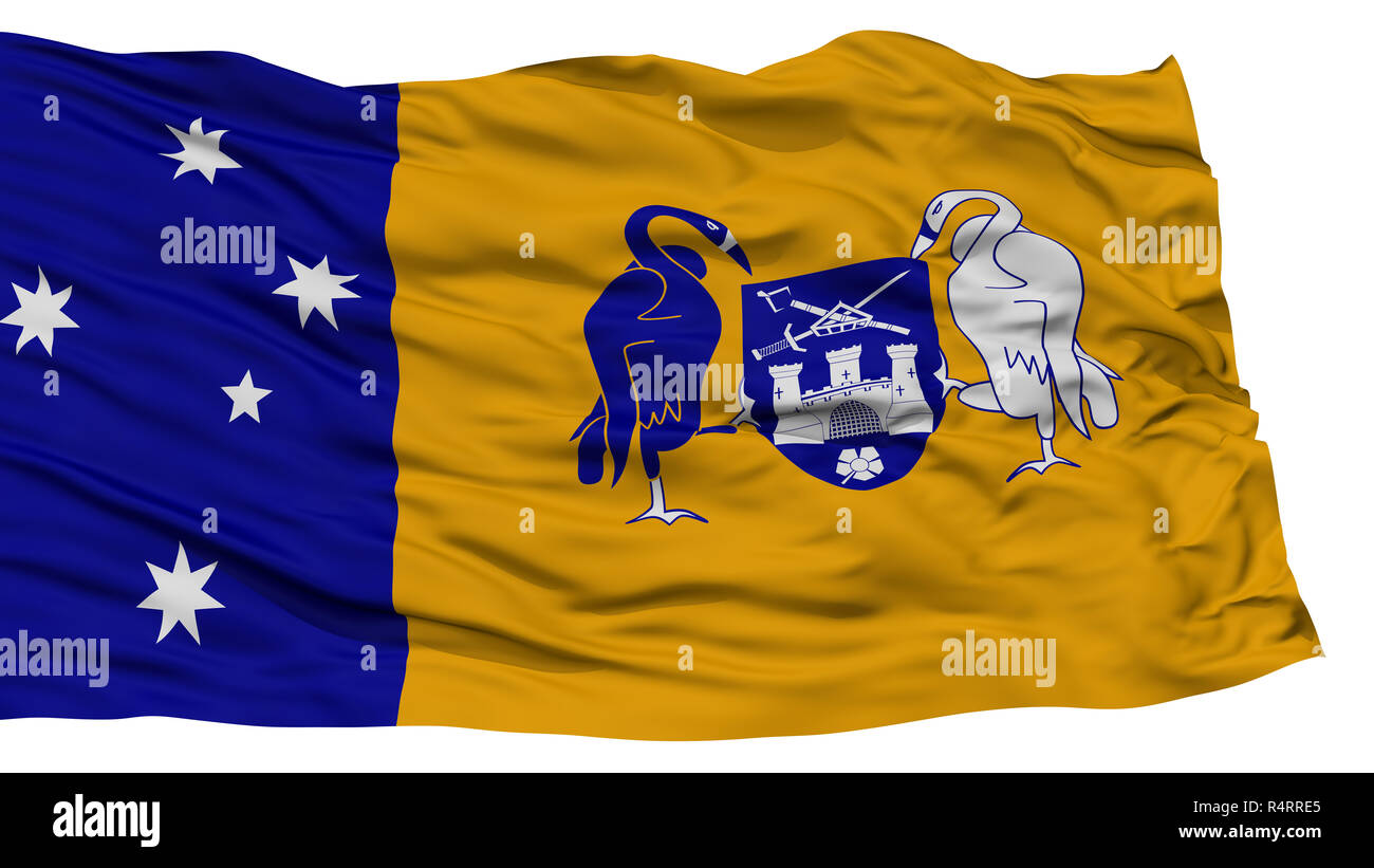 Isolated Canberra City Flag Stock Photo - Alamy