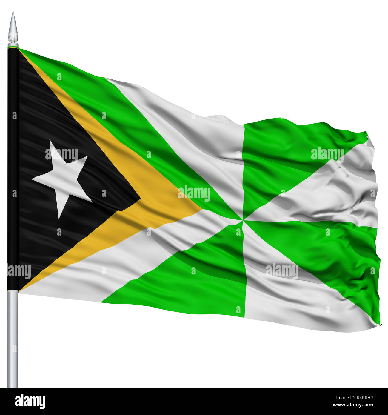 East timor flagpole symbol hi-res stock photography and images - Alamy