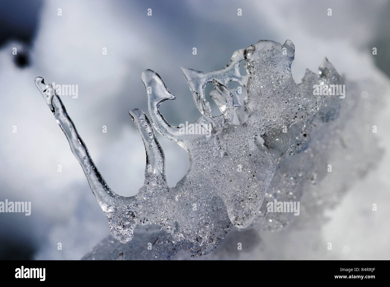 cold icicles make a beautiful natural work of art Stock Photo - Alamy