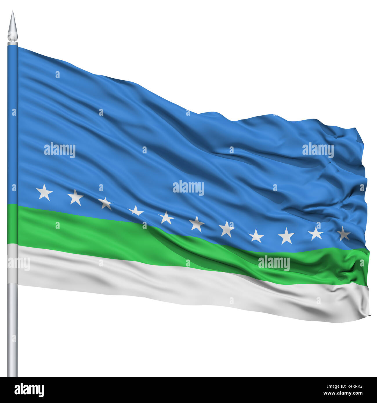 Flag costa rica flagpole hi-res stock photography and images - Alamy
