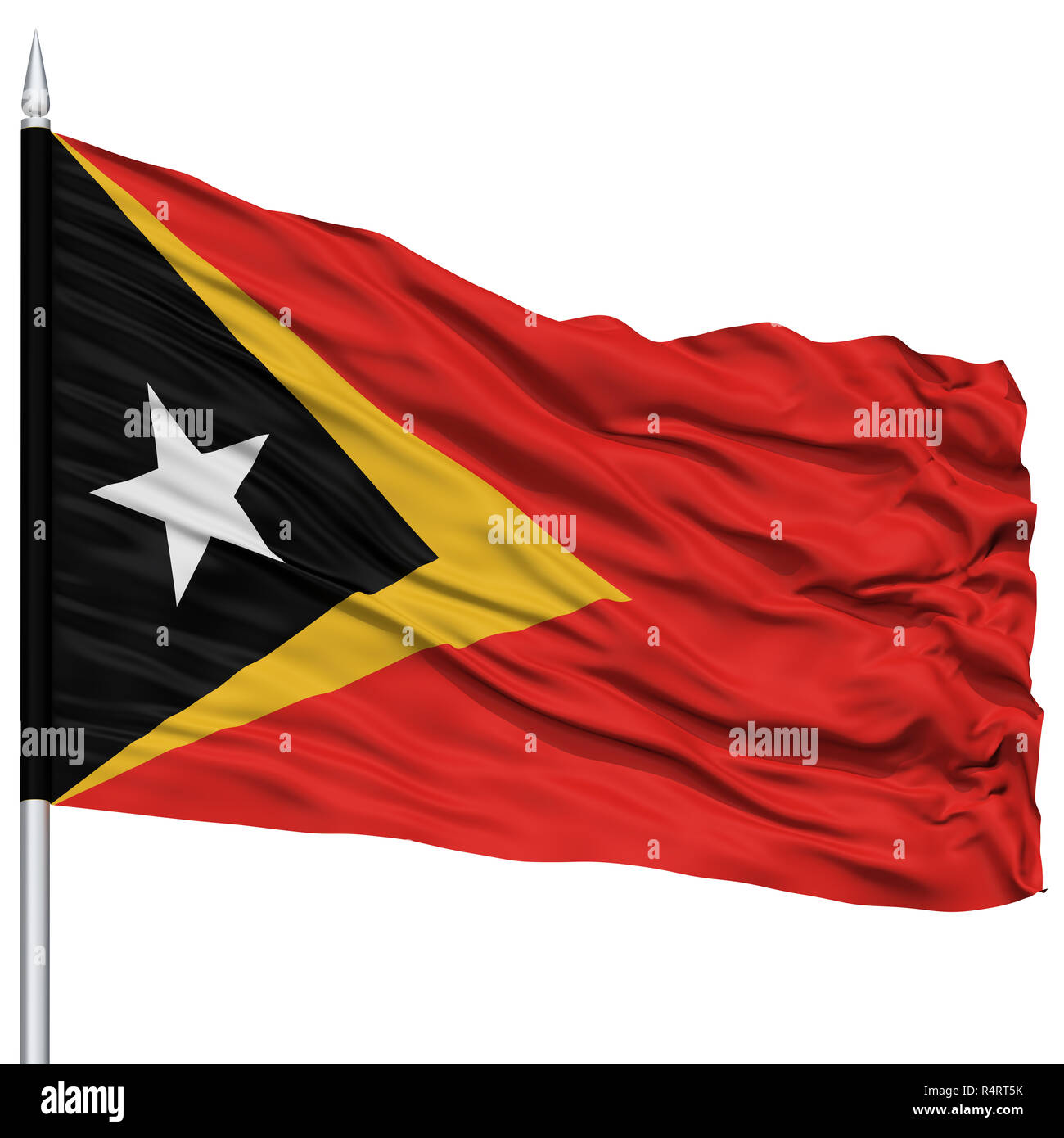Realistic flag east timor hi-res stock photography and images - Alamy