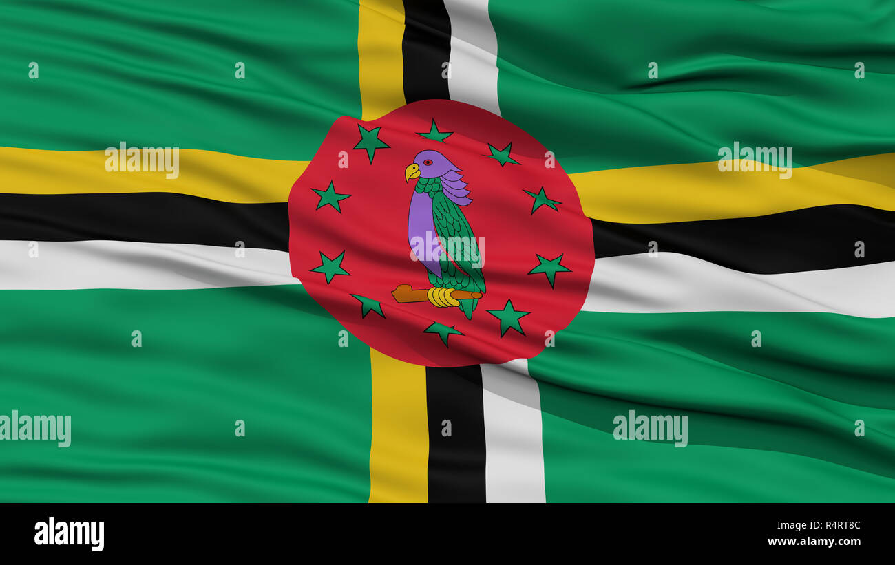 Dominica flag wave hi-res stock photography and images - Alamy