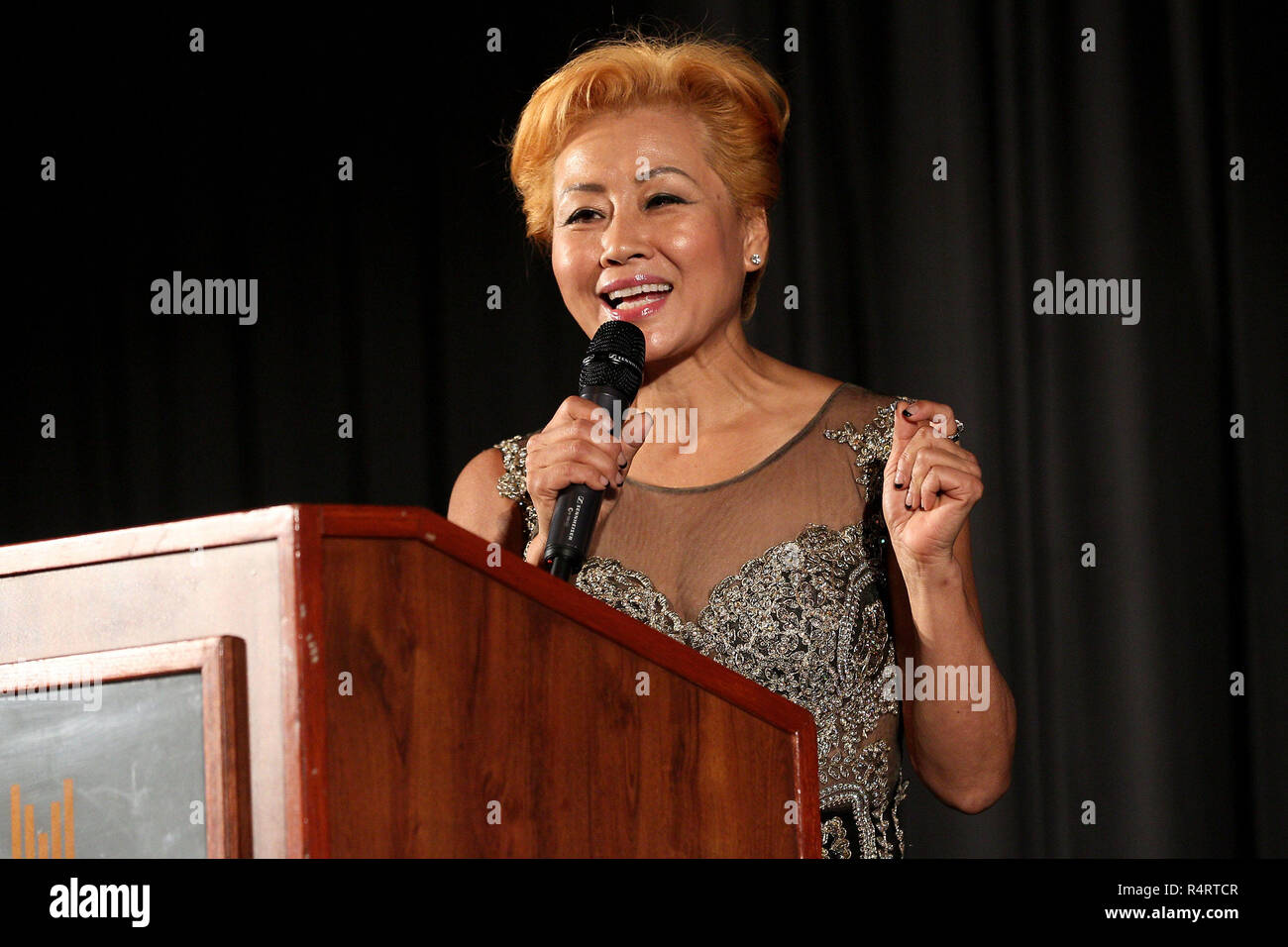 LOS ANGELES, CA - JULY 29: Sunny Chae of Global Talent Management attends the 2017 World Wide ...