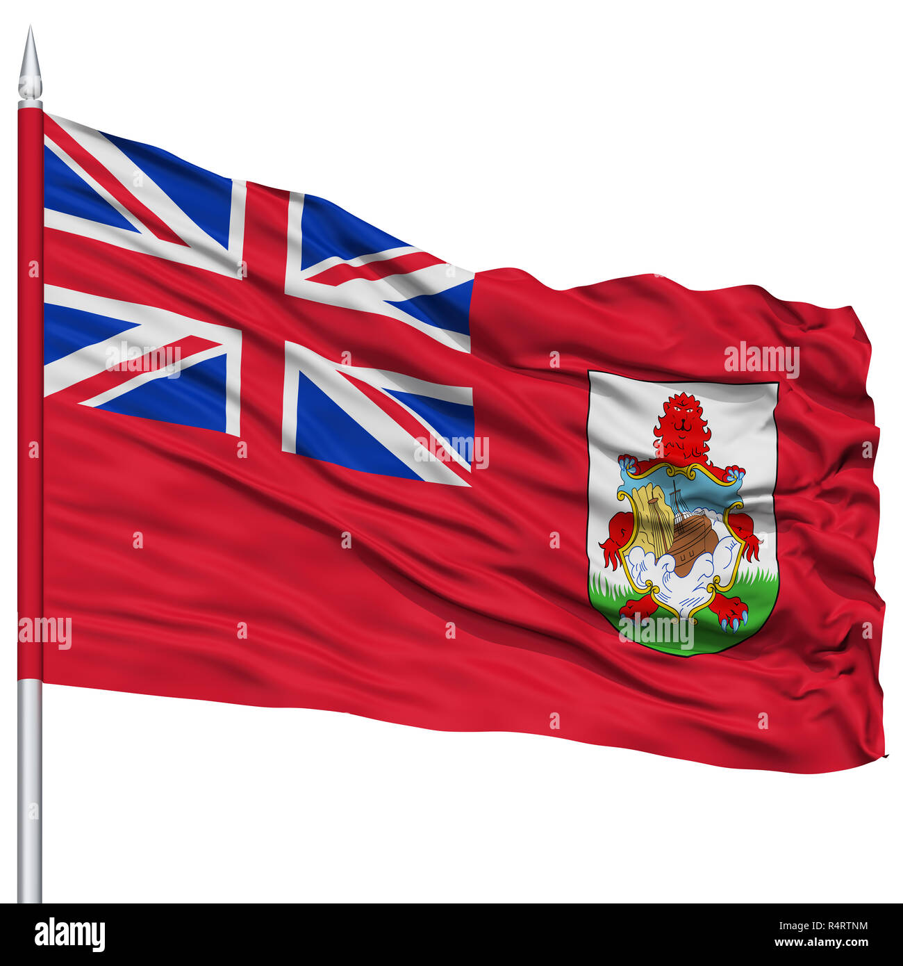 Flying bermuda flag hi-res stock photography and images - Alamy