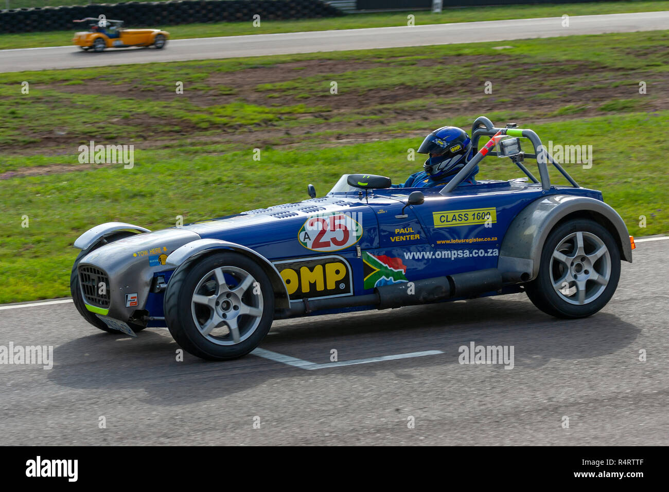 Classic car race meeting held at Zwartkops raceway in Pretoria, South ...
