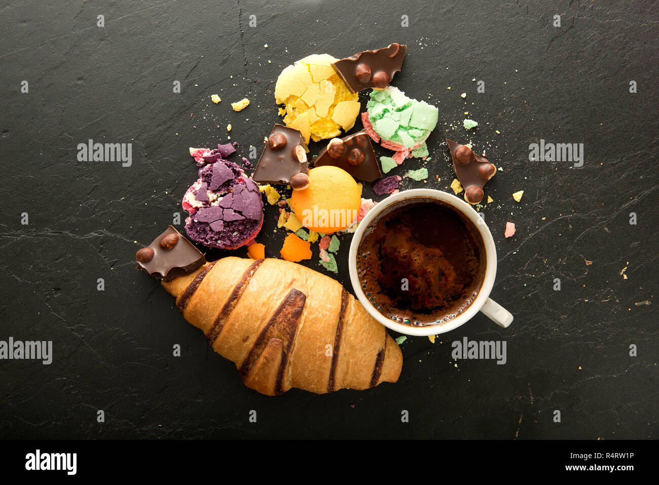 Sweets and coffee Stock Photo - Alamy