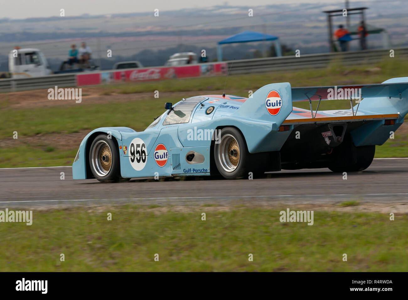 Classic and historic car racing meet held at the Zwartkops racetrack ...