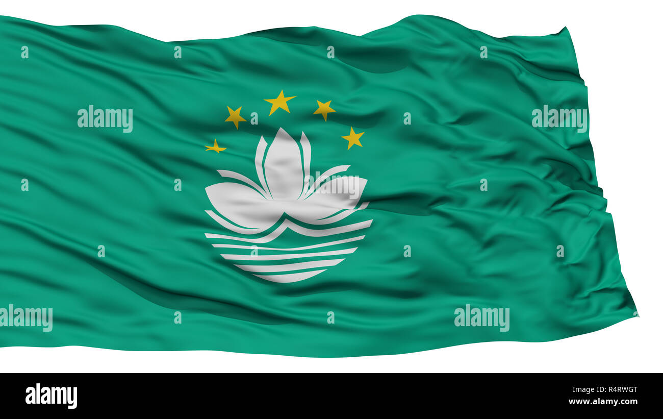 White background macau flags hi-res stock photography and images - Alamy