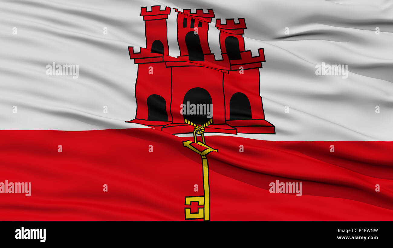 Gibraltar flag hi-res stock photography and images - Alamy