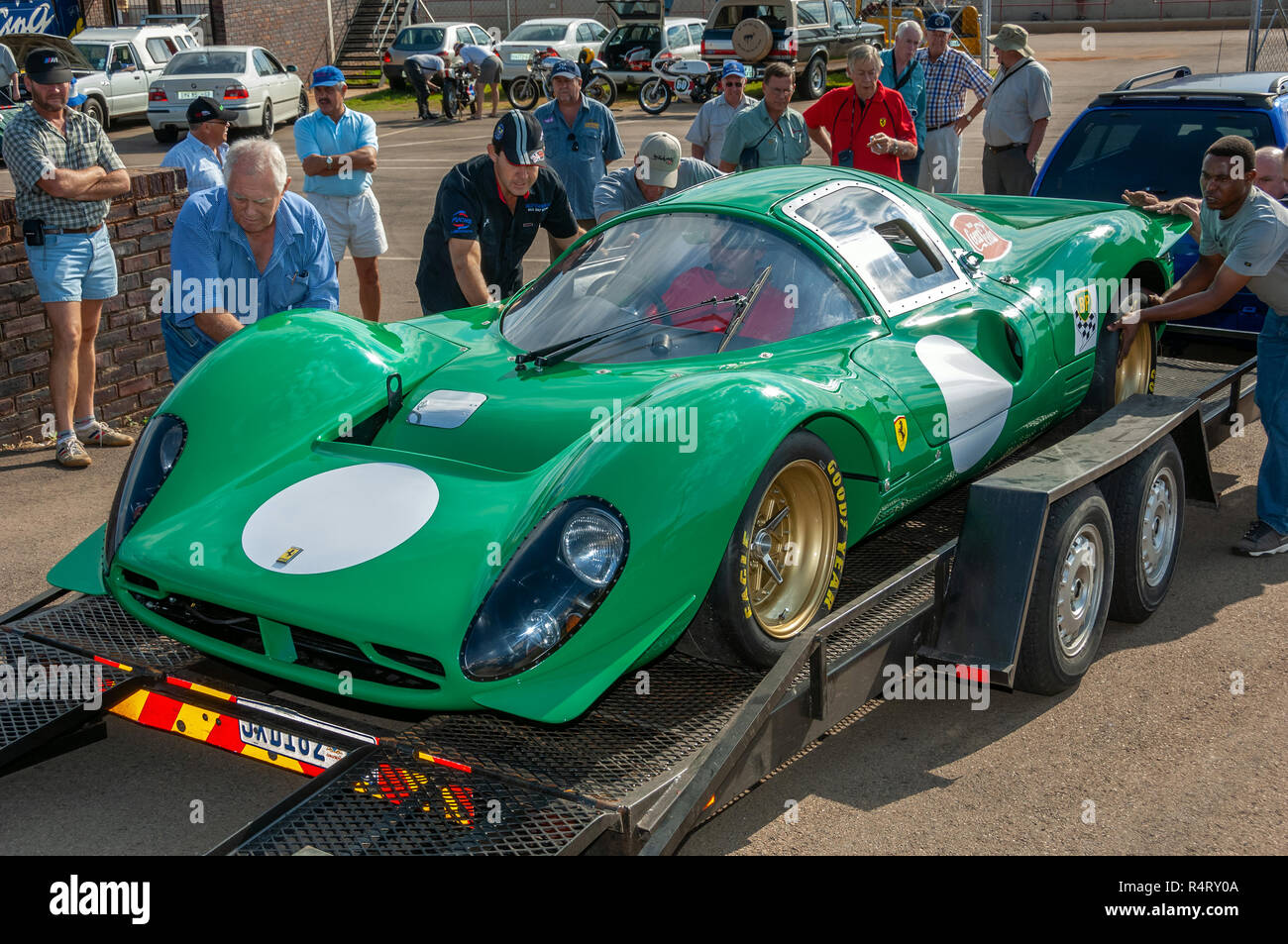 Classic and historic car racing meet held at the Zwartkops racetrack ...
