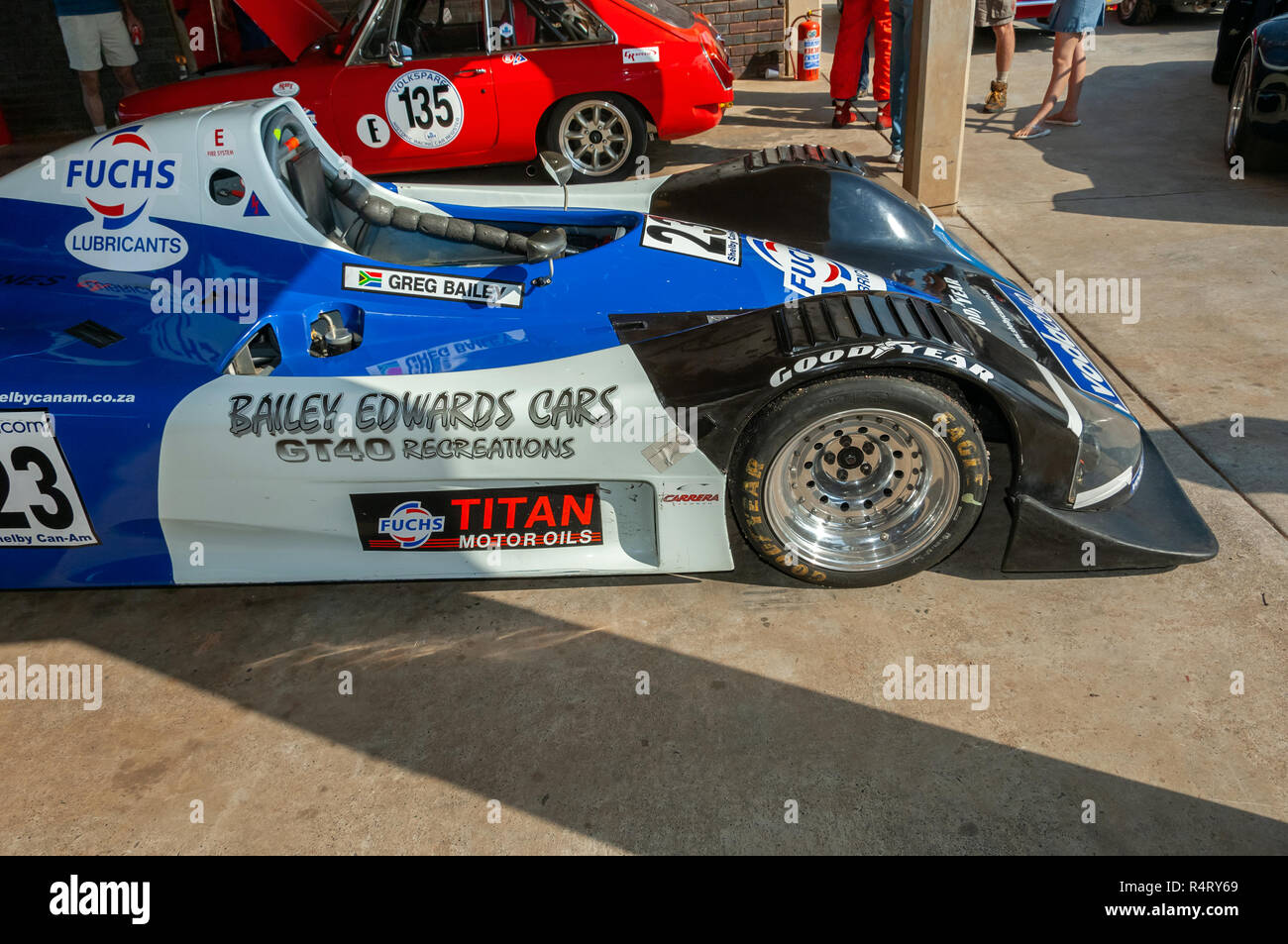 Classic and historic car racing meet held at the Zwartkops racetrack ...