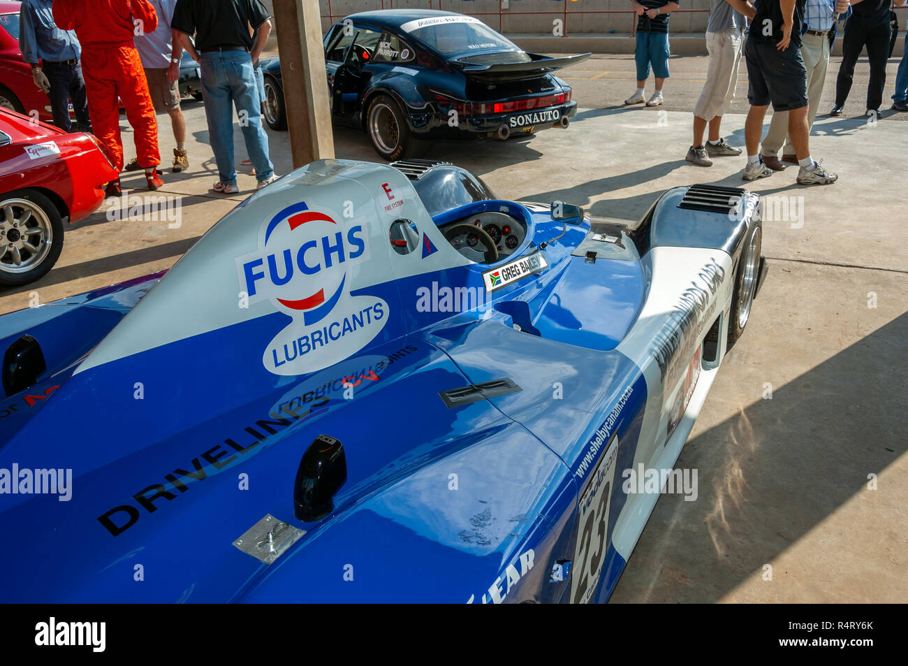 Classic and historic car racing meet held at the Zwartkops racetrack ...