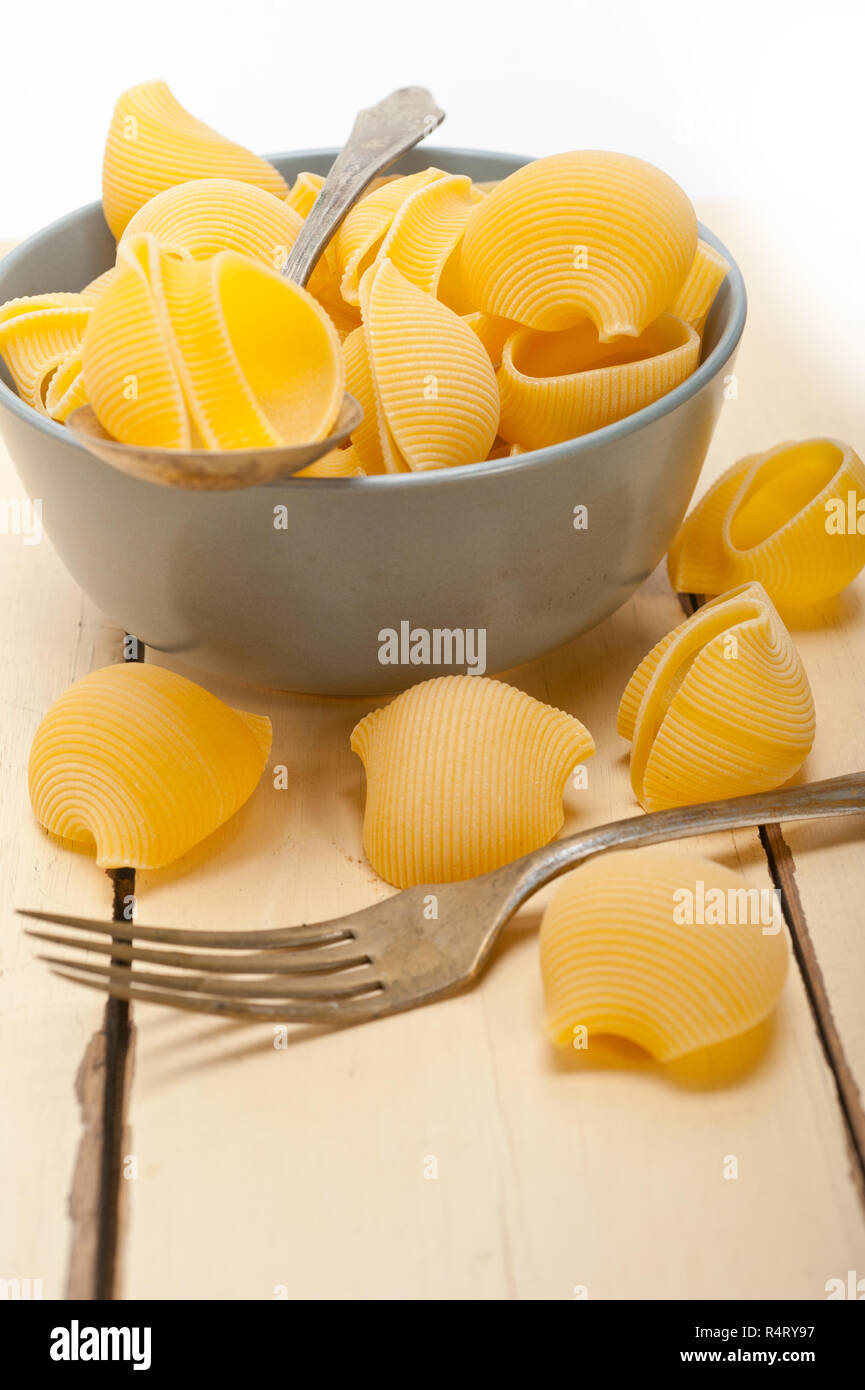 Italian snail lumaconi pasta Stock Photo - Alamy