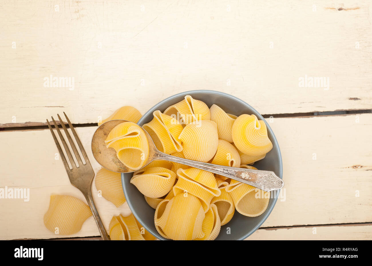 Italian snail lumaconi pasta Stock Photo - Alamy