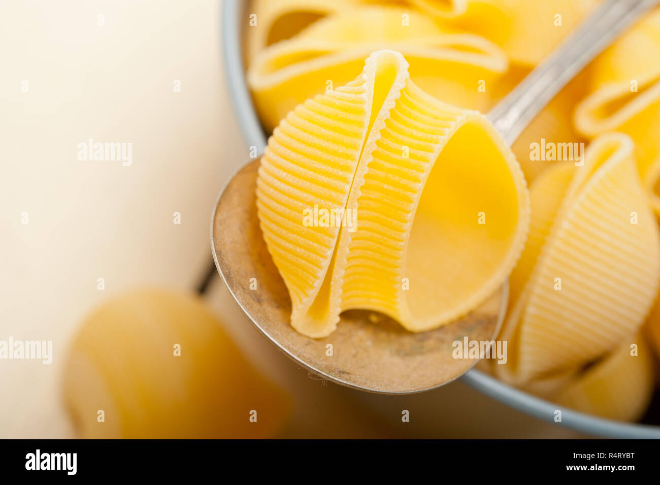 Italian snail lumaconi pasta Stock Photo - Alamy