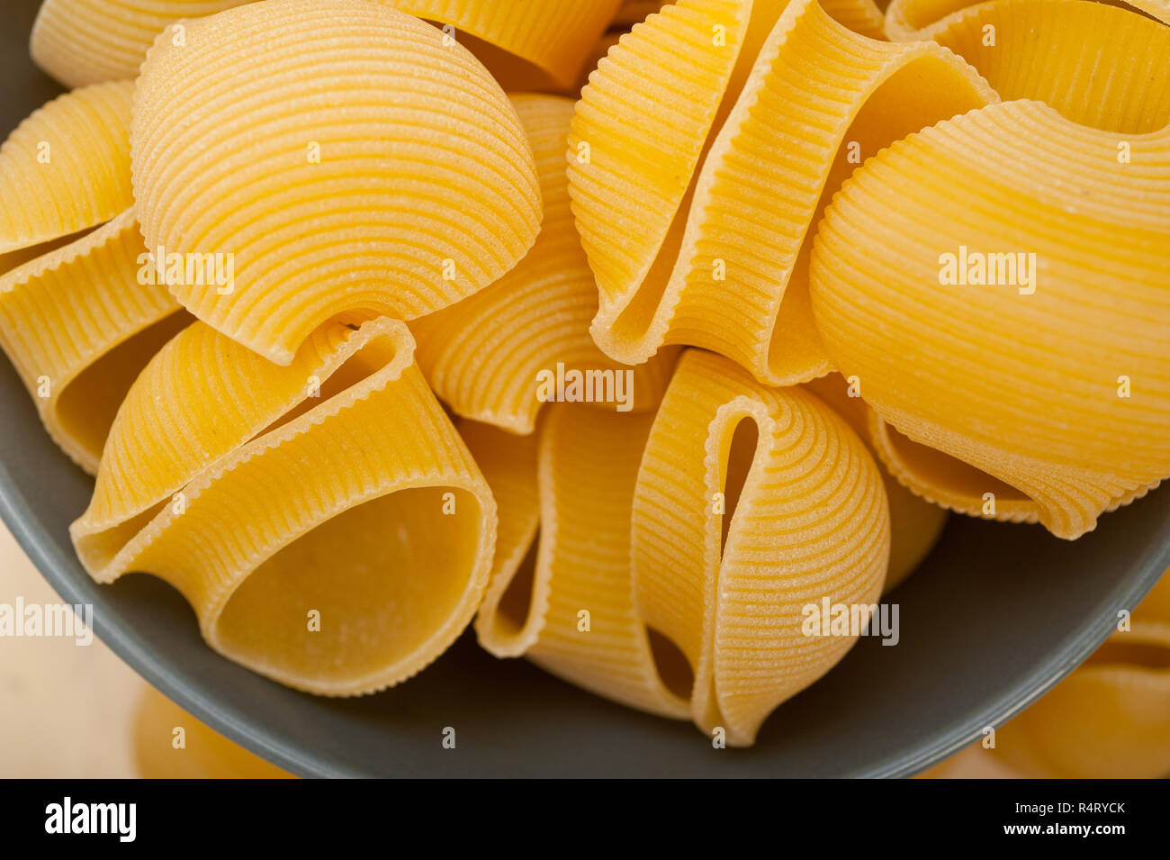 Italian snail lumaconi pasta Stock Photo - Alamy