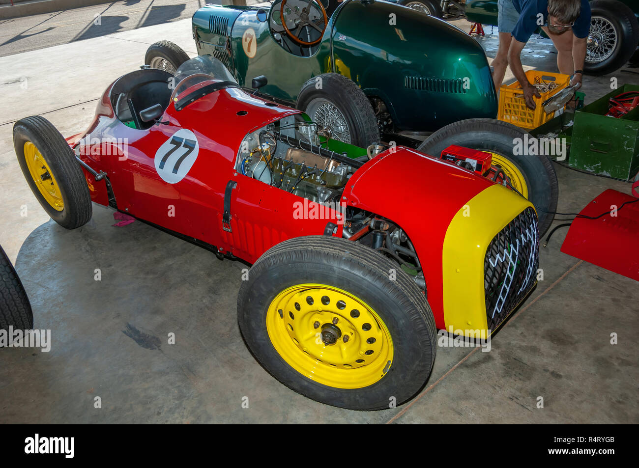 Classic and historic car racing meet held at the Zwartkops racetrack ...