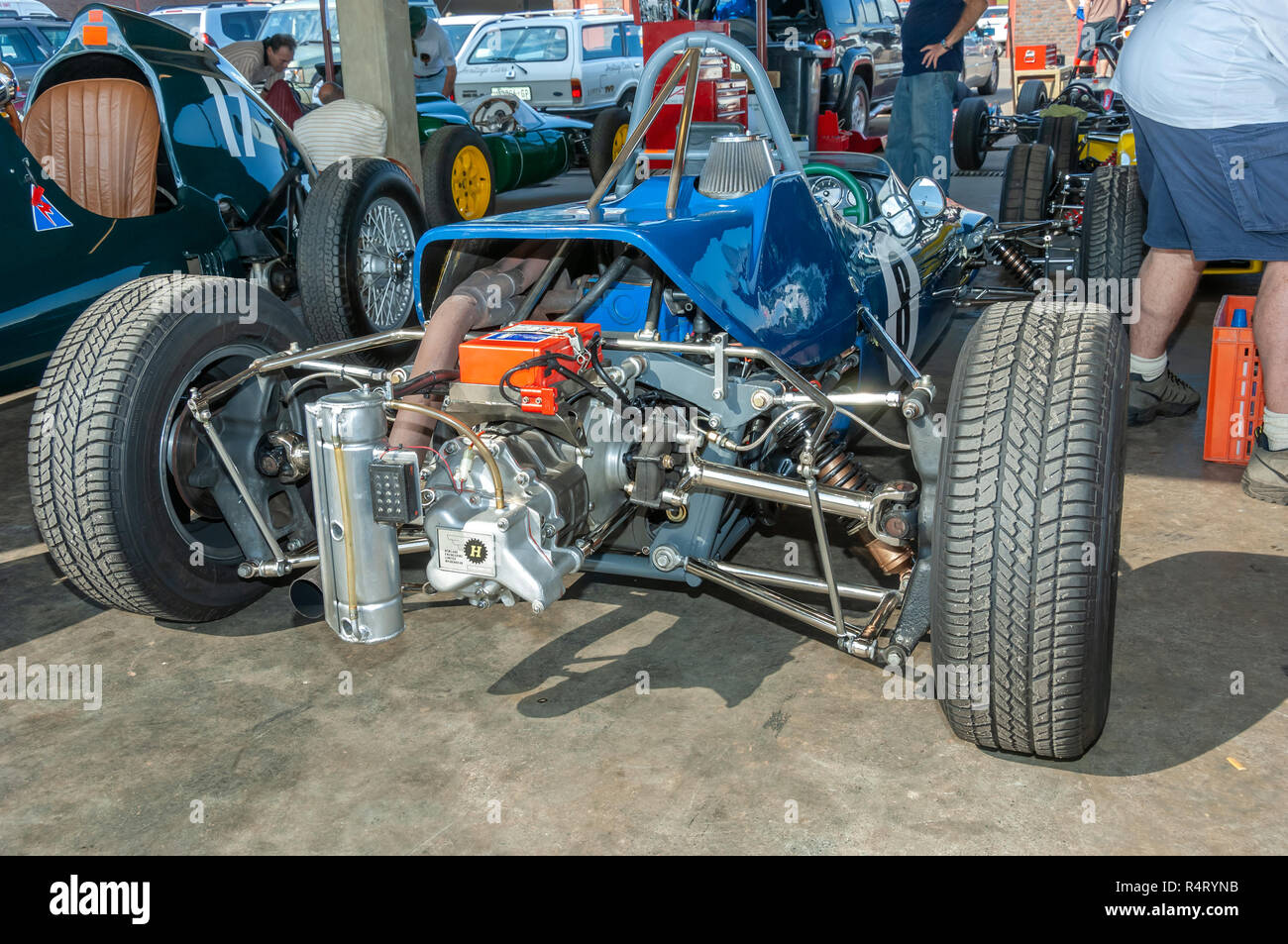 Classic and historic car racing meet held at the Zwartkops racetrack ...