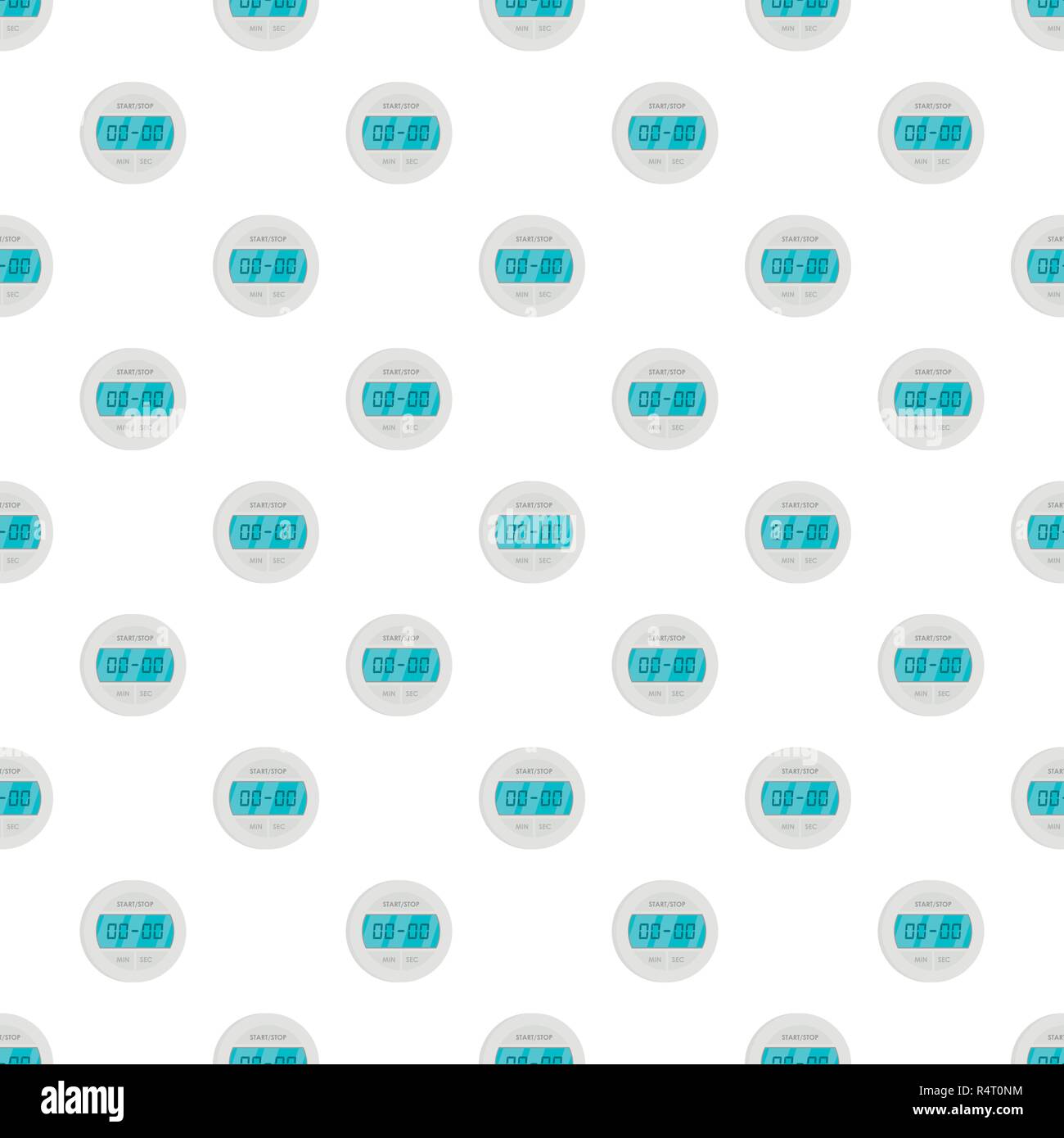 Digital timer pattern seamless vector repeat for any web design Stock Vector Image & Art - Alamy