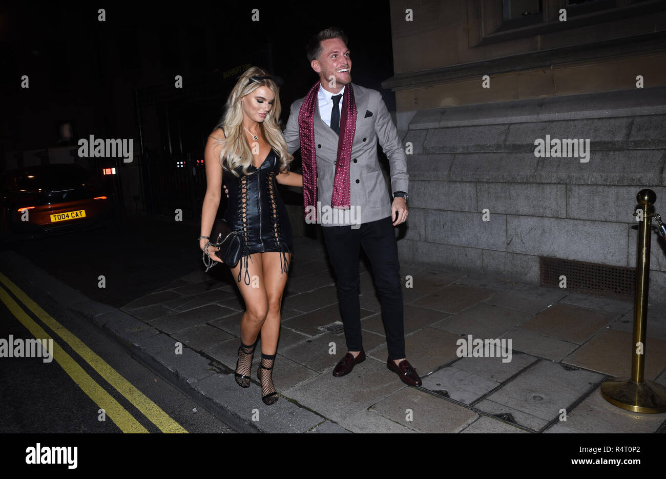 Celebrities arriving at the Heaven & Hell Masquerade Ball, held at the ...