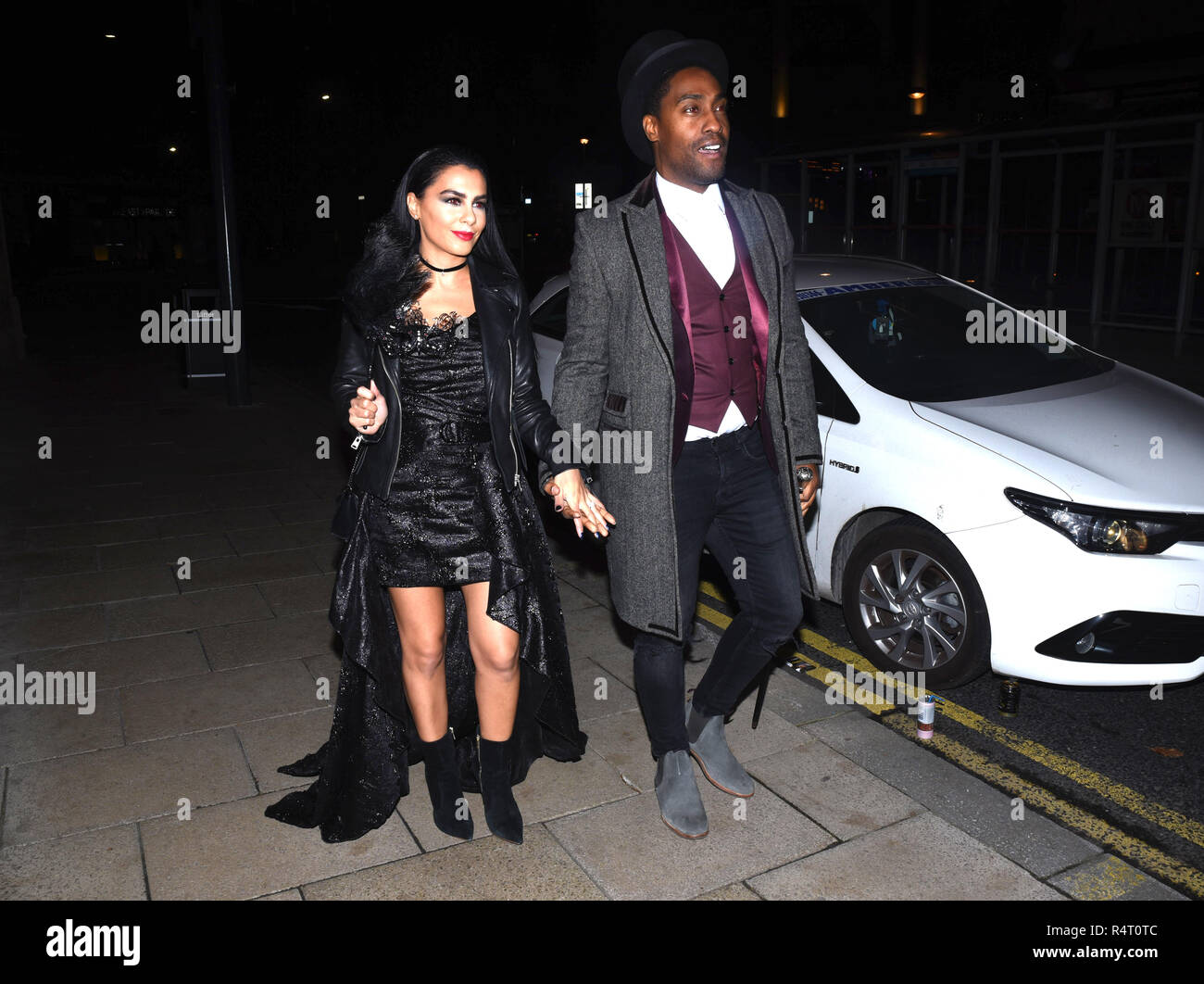 Celebrities arriving at the Heaven & Hell Masquerade Ball, held at the ...