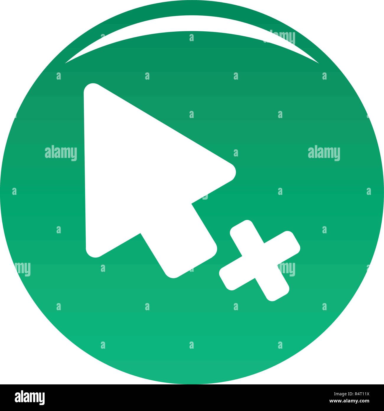 Cursor failure icon. Simple illustration of cursor failure vector icon ...