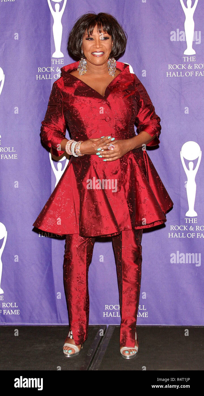 NEW YORK Ð March 10: Singer Patti LaBelle poses in the press room at ...