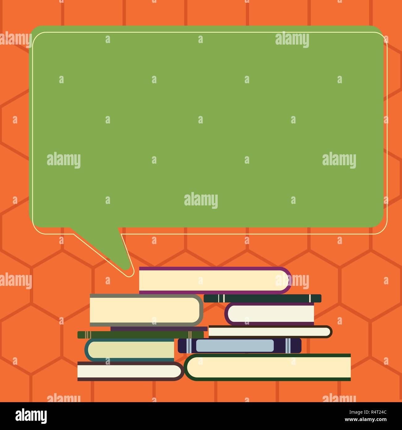 Pile green orange color Stock Vector Images - Alamy