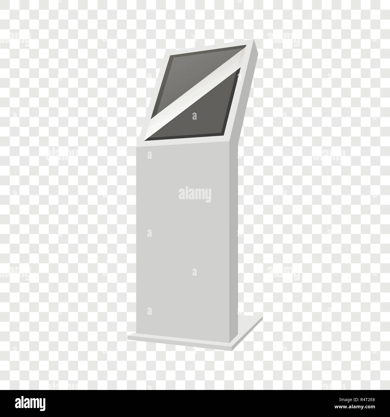 Payment terminal mockup. Realistic illustration of payment terminal ...