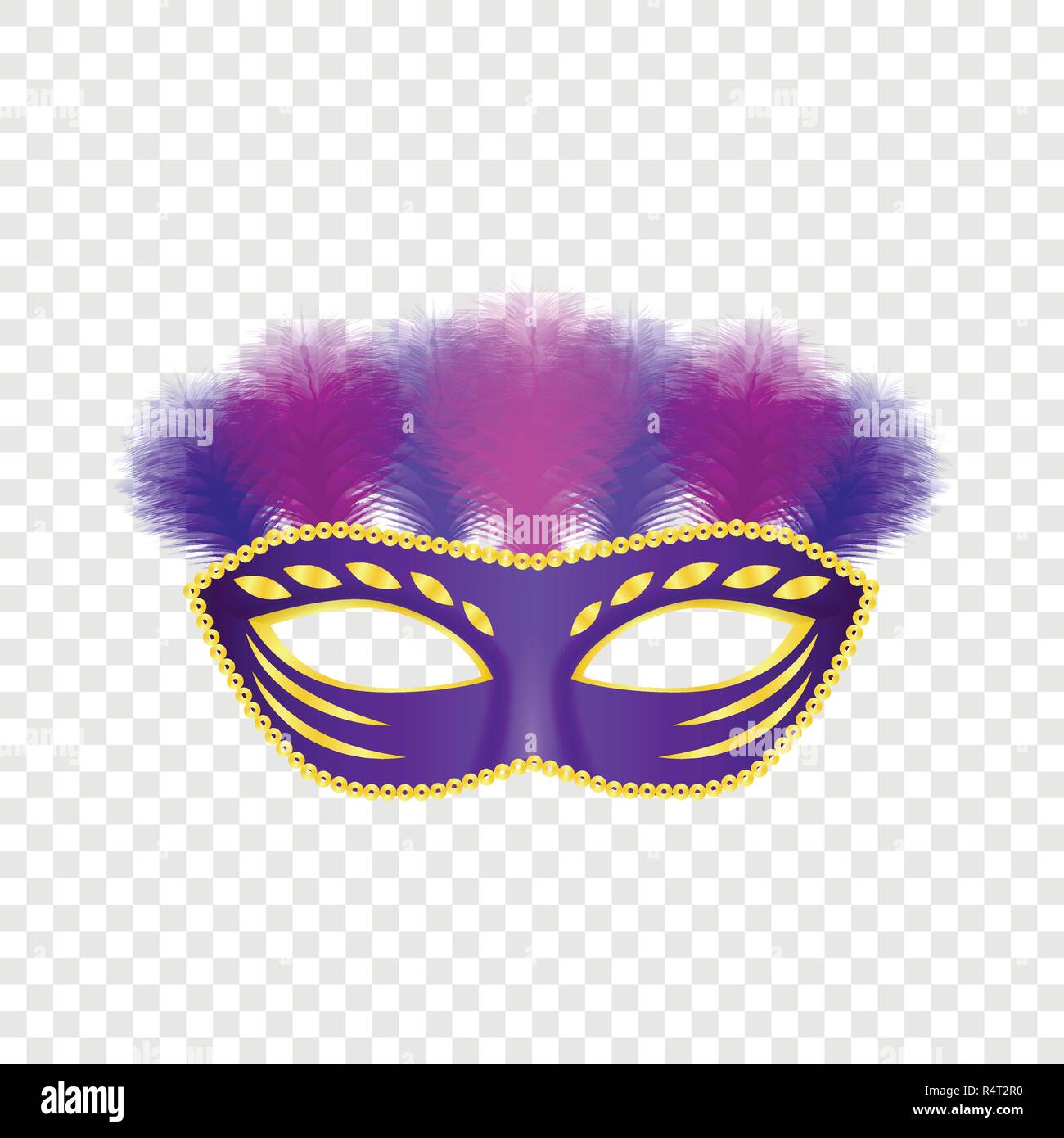 Mystical mask icon. Realistic illustration of mystical mask vector icon ...