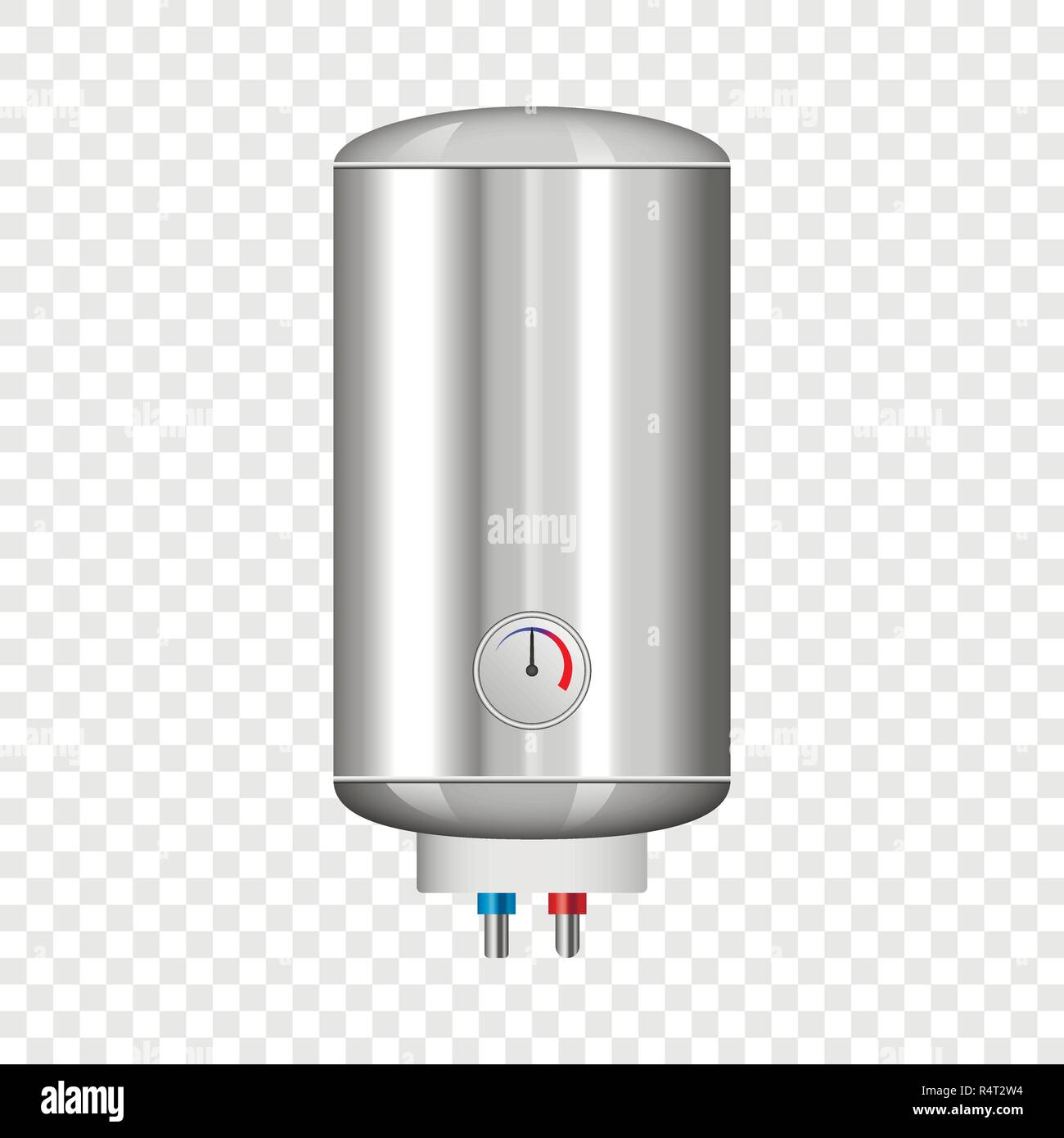 Boiler mockup. Realistic illustration of boiler vector mockup for on ...
