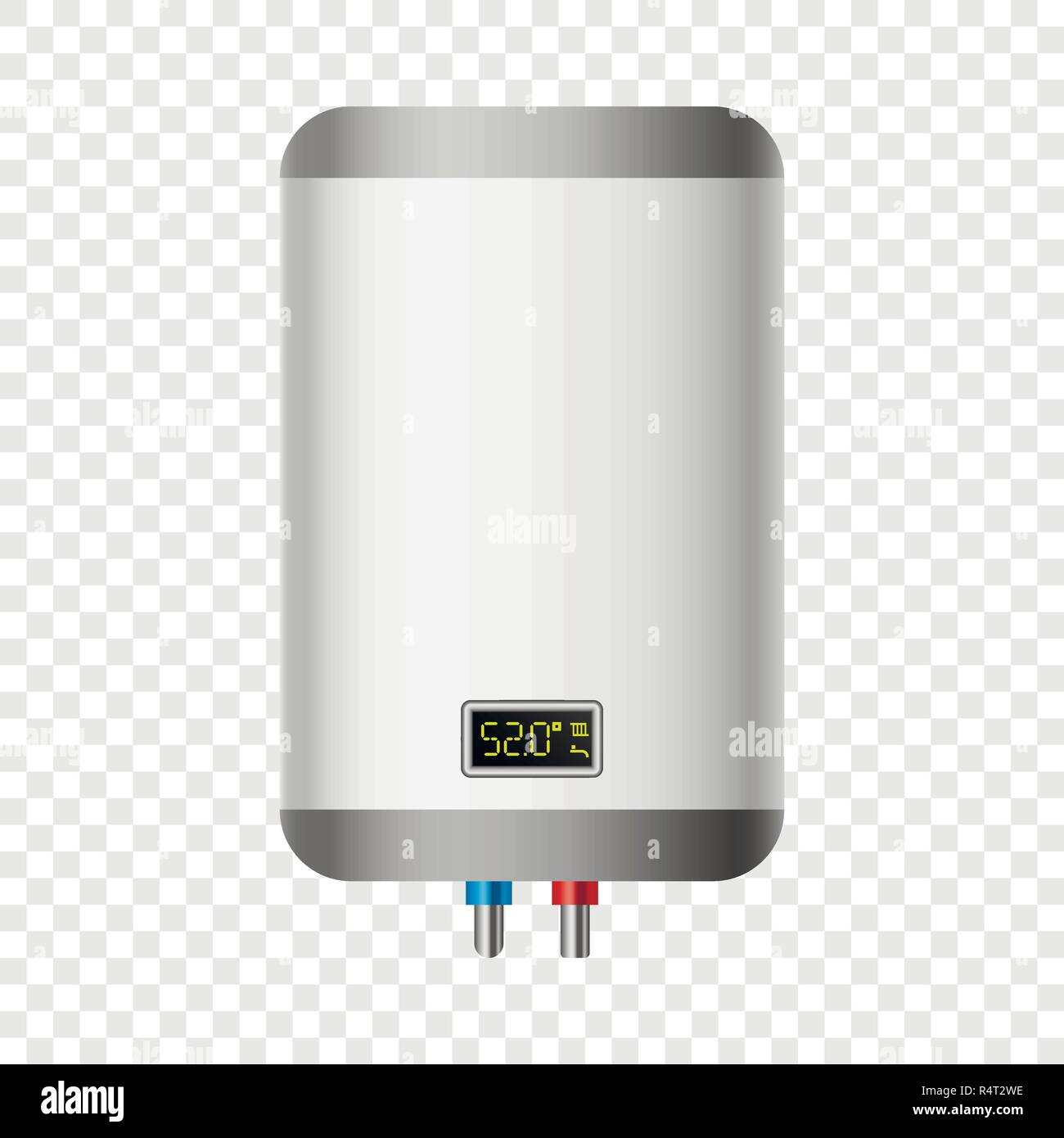 House boiler mockup. Realistic illustration of house boiler vector ...