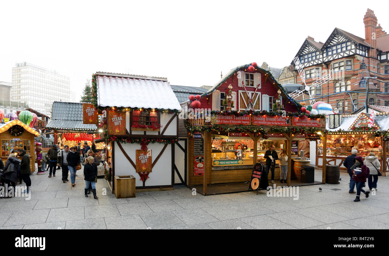 Winter Wonderland, Nottingham, England Stock Photo - Alamy