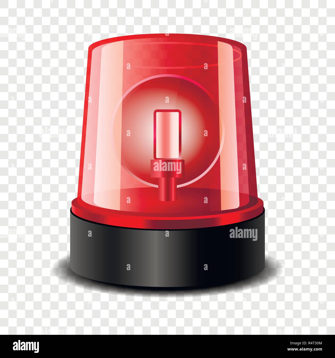 Ambulance siren icon. Realistic illustration of ambulance siren vector ...