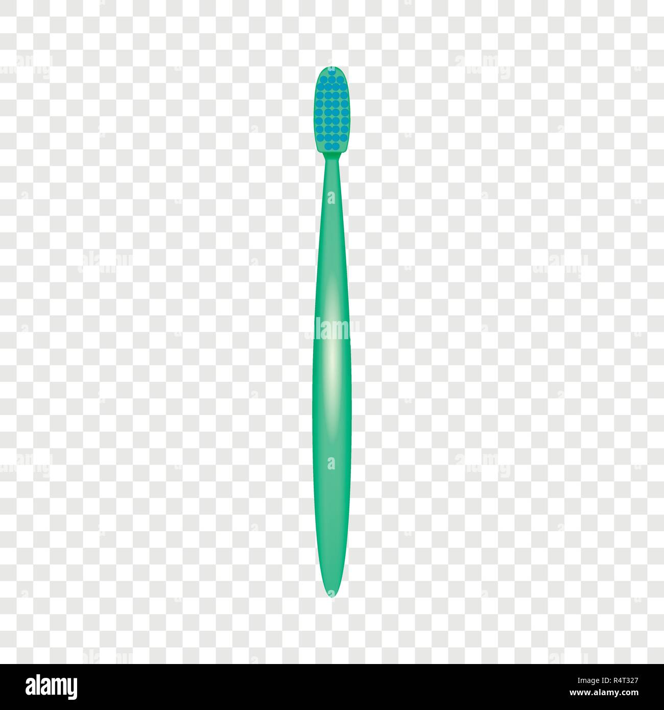 Morning toothbrush icon. Realistic illustration of morning toothbrush ...