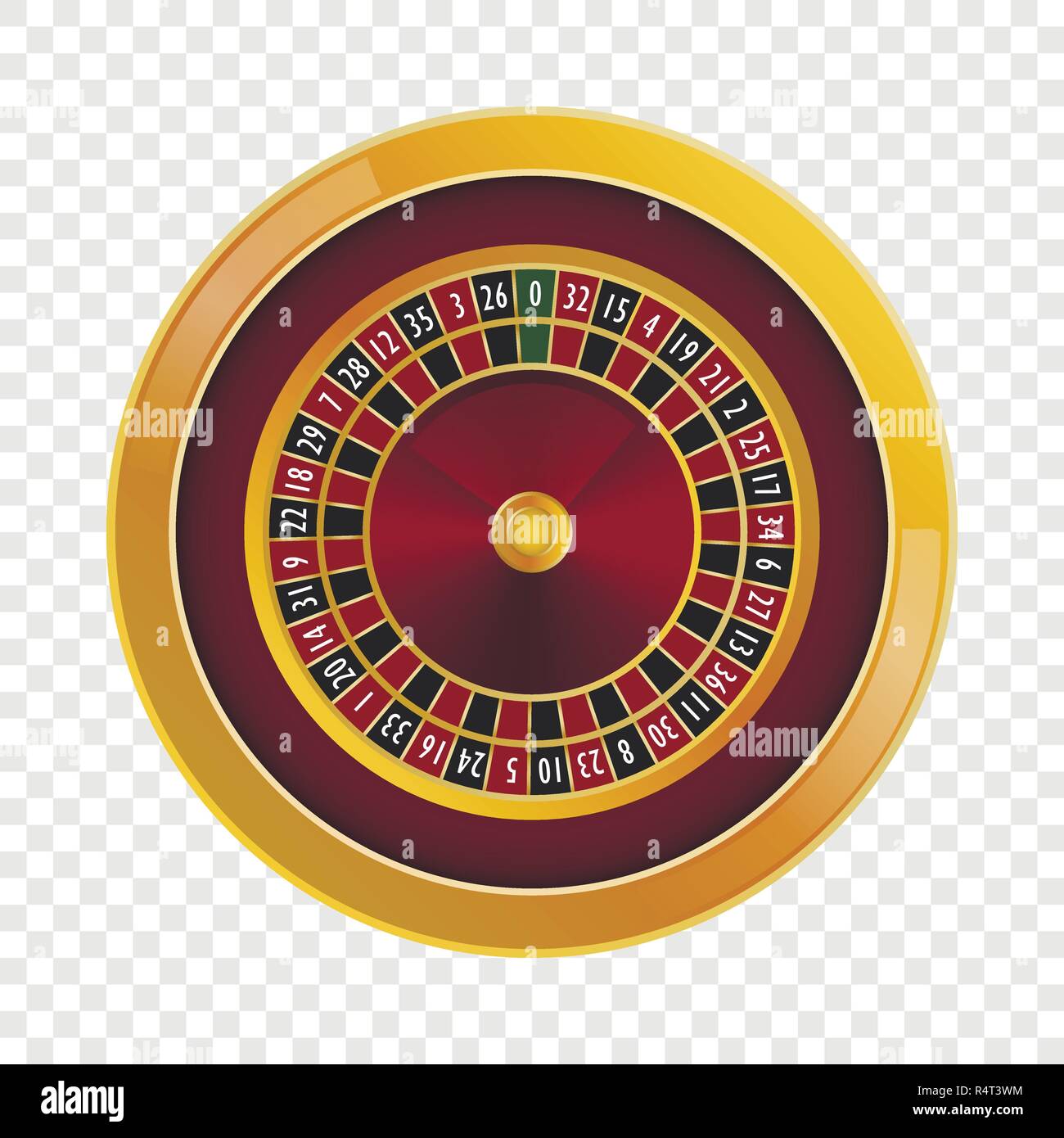 Roulette casino mockup. Realistic illustration of roulette casino ...