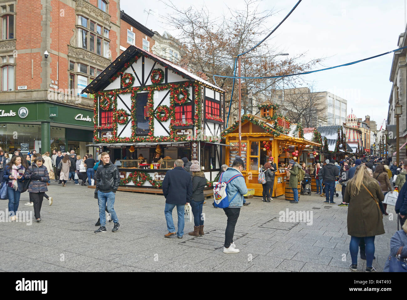Winter Wonderland, Nottingham, England Stock Photo - Alamy
