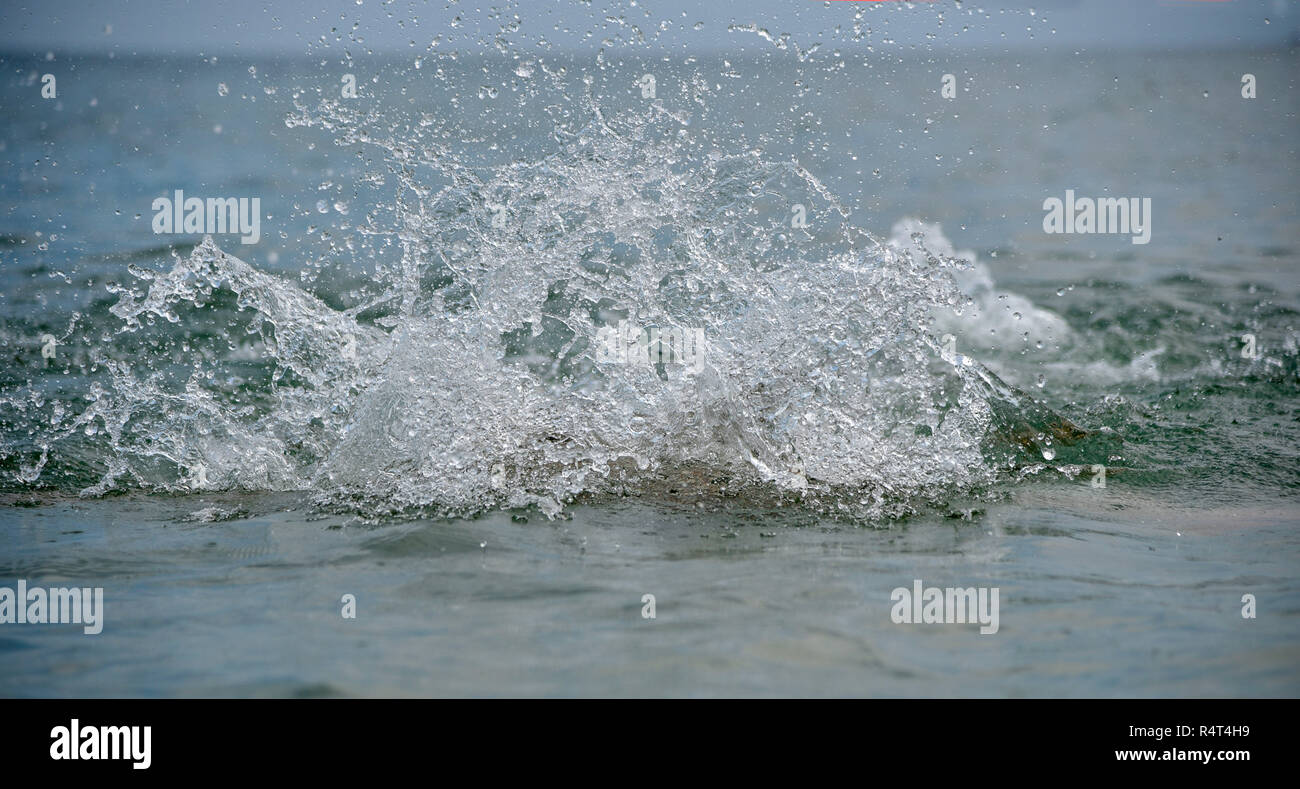 water spray, dive closeup macro Stock Photo - Alamy