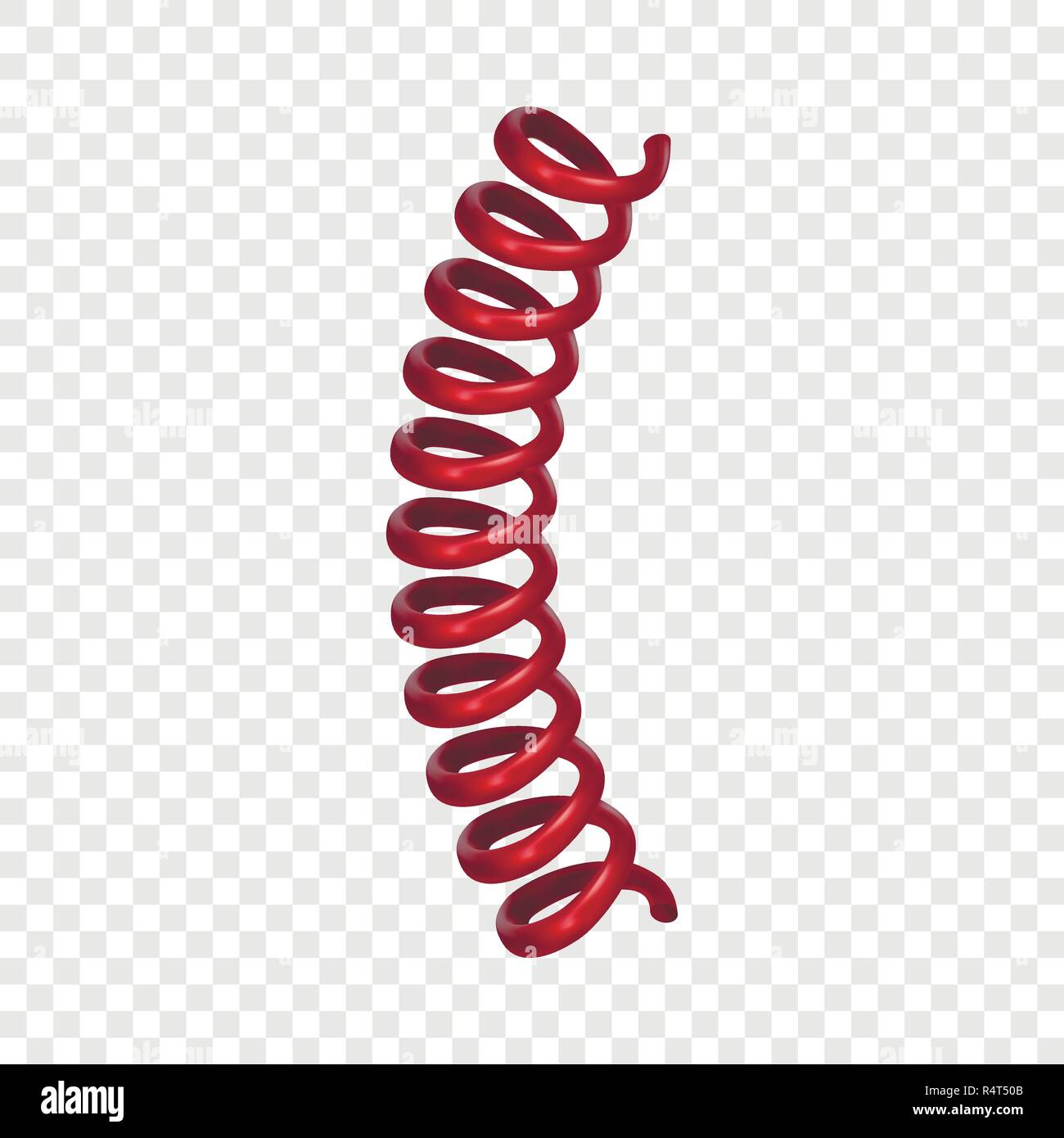 Telephone red cable mockup. Realistic illustration of telephone red ...