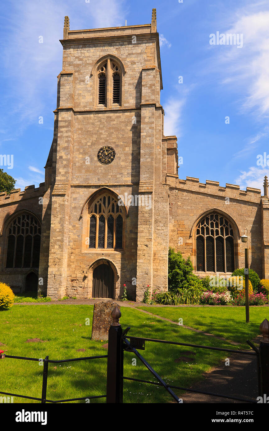 St Mary & St Nicholas 13th century Church in the village of Wrangle in ...