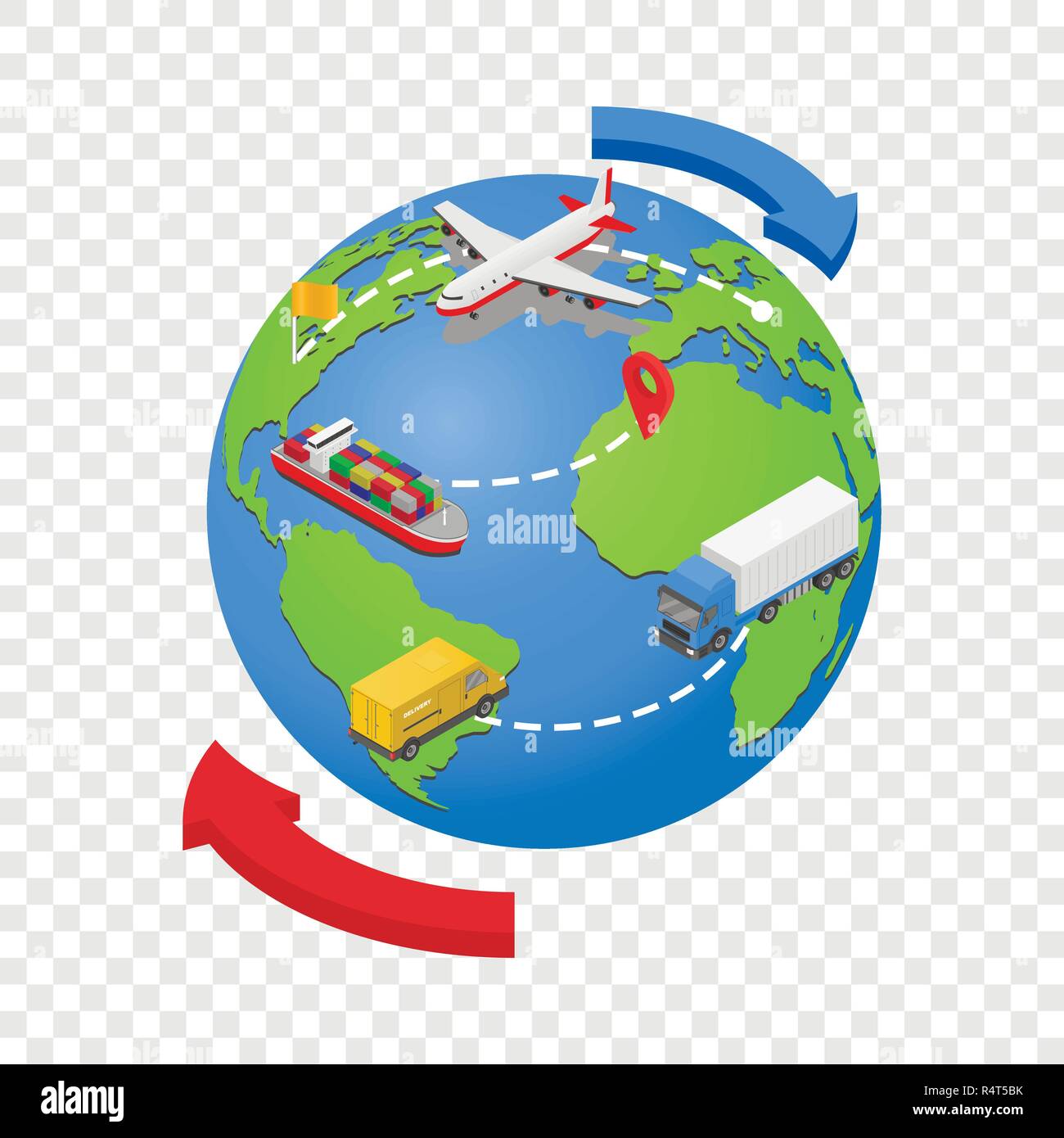 Air Shipping Icon