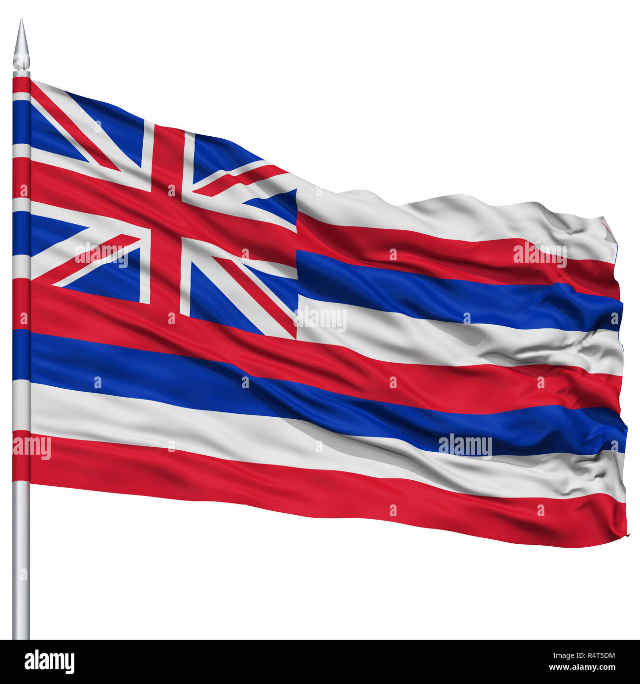 Flagpole flag state hawaii hi-res stock photography and images - Alamy