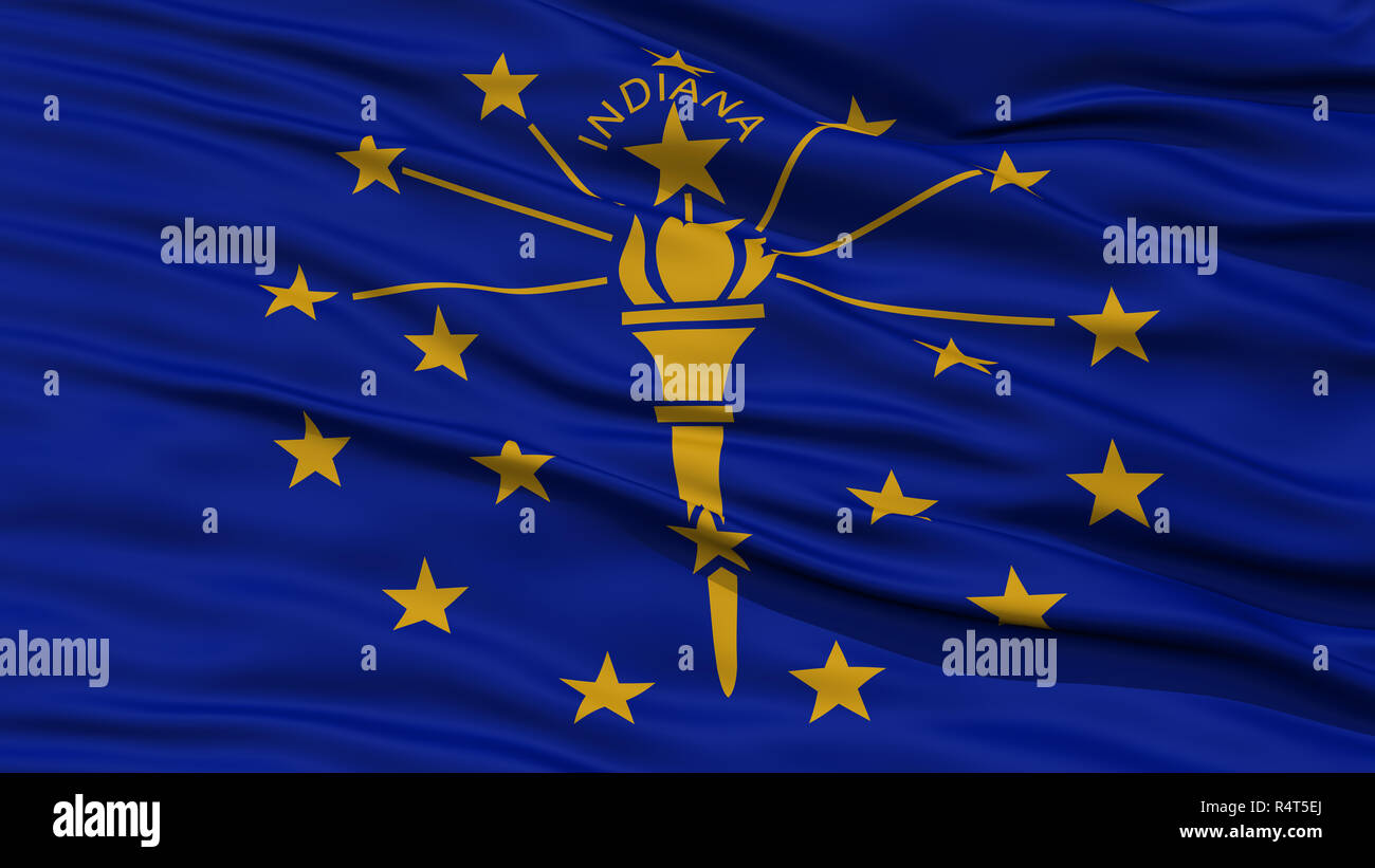 Indiana capital flag hi-res stock photography and images - Alamy