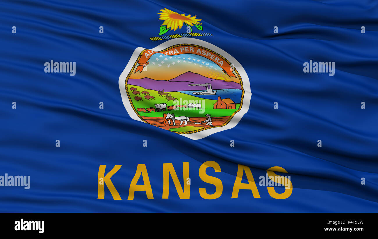 Kansas flag hi-res stock photography and images - Alamy