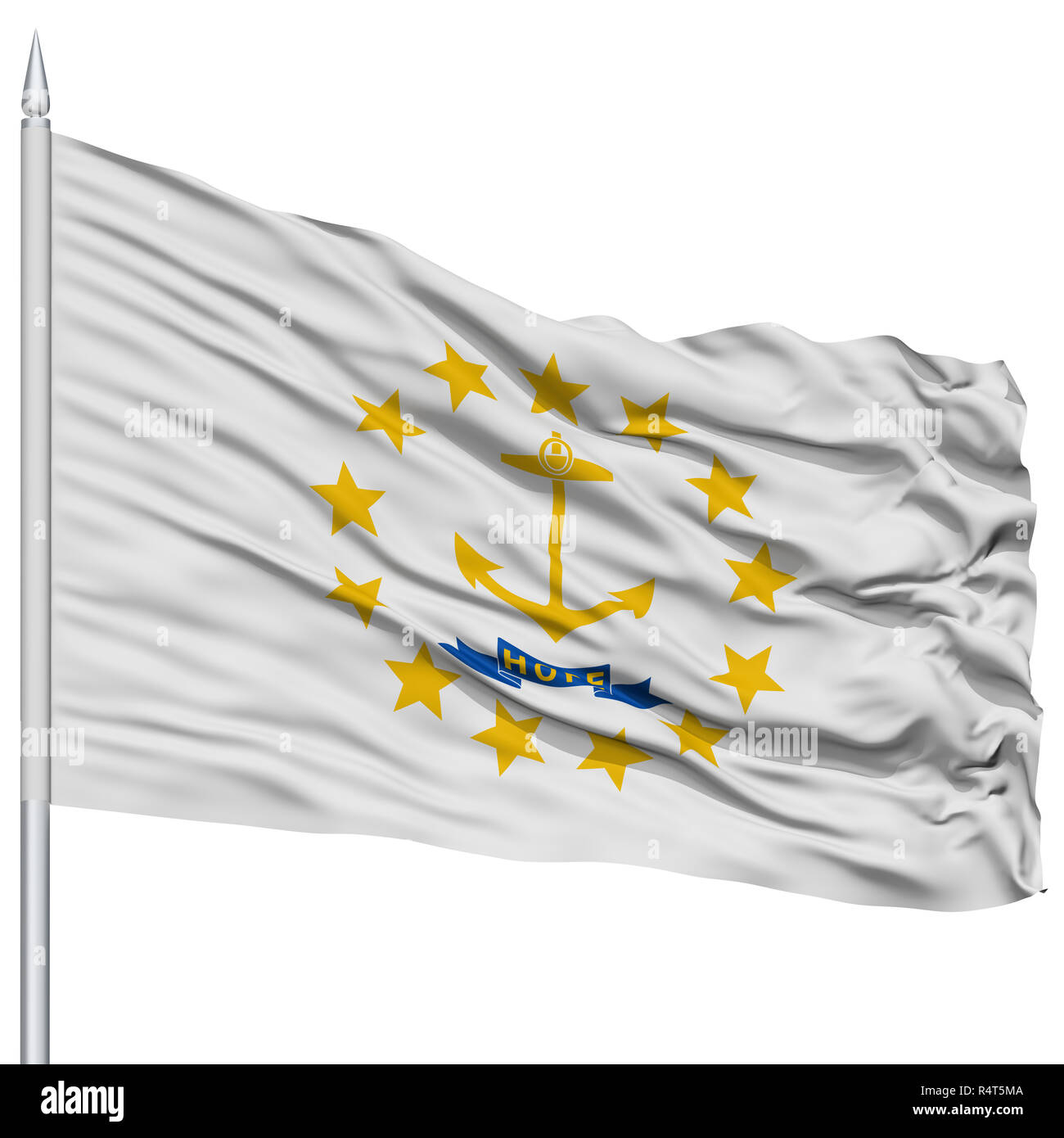Rhode island flag hi-res stock photography and images - Alamy