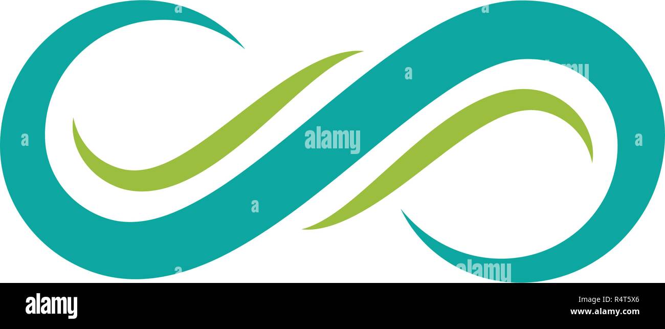 Infinity Design Vector icon illustration Logo template design Stock ...