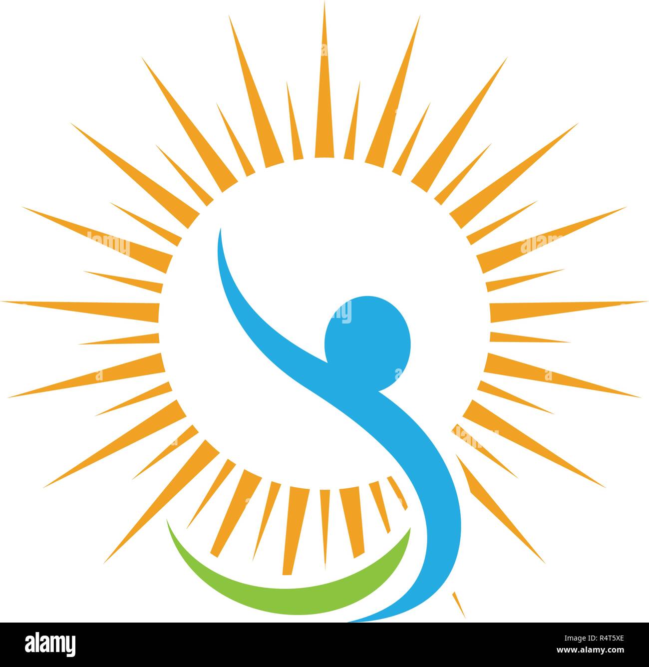 Healthy Logo Template Stock Vector Image & Art - Alamy